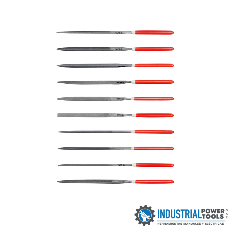 SET LIMATONES ACERO 10PCS 4X160X75MM YT-6164 YATO – Industrial Power Tools